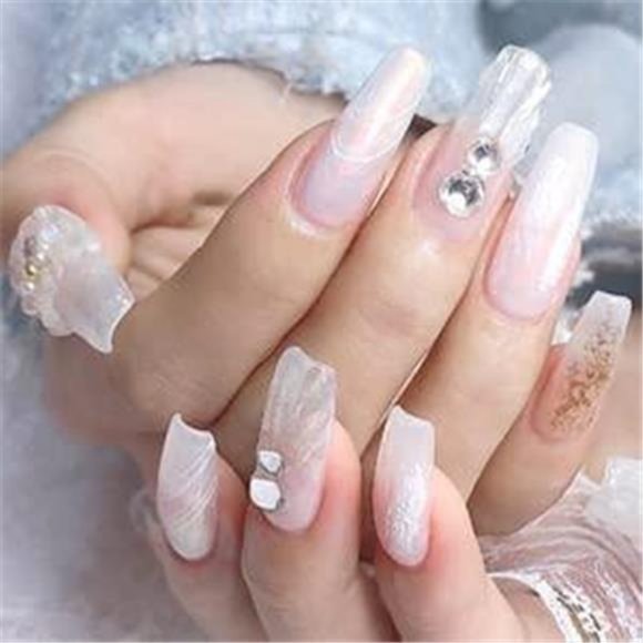 Other | French Fake Nails Transparent Color 50pcs | Poshmark
